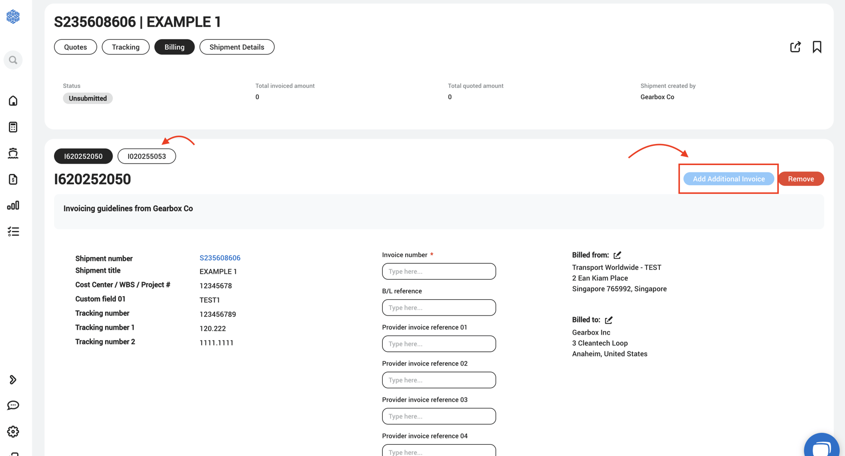 How to submit invoice or additional invoice?