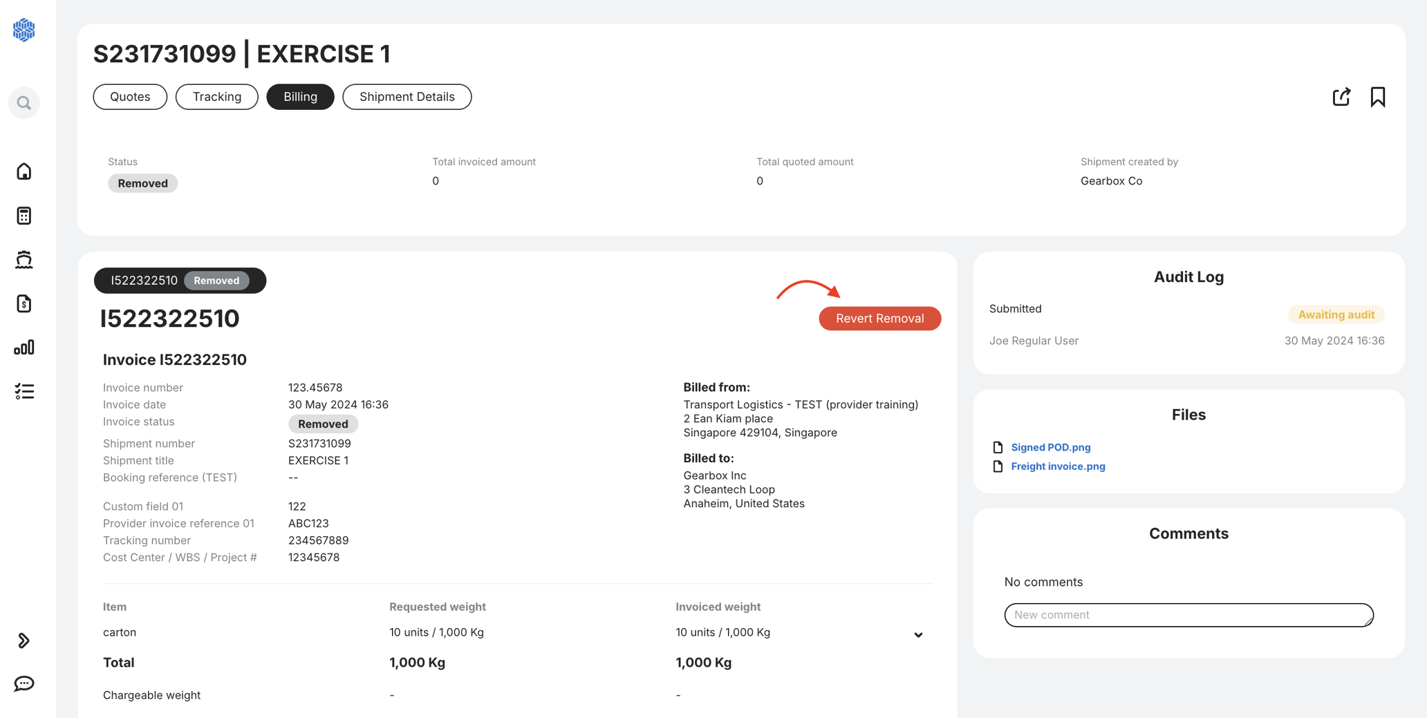 How to resubmit a Declined Invoice or Remove an Invoice?