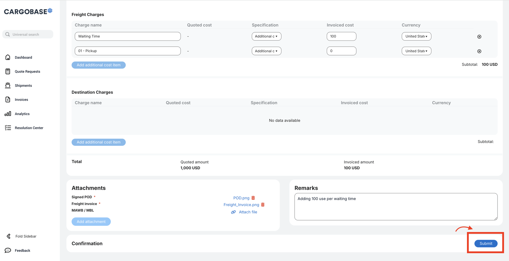 How to resubmit a Declined Invoice or Remove an Invoice?