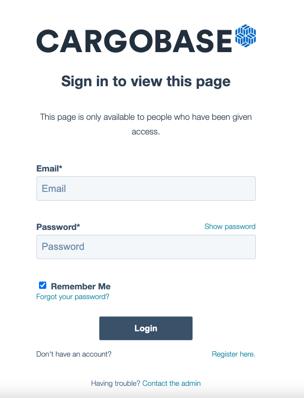 How to navigate Cargobase Support Portal?