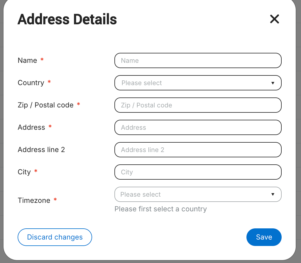 How to add an address in the Address Book?